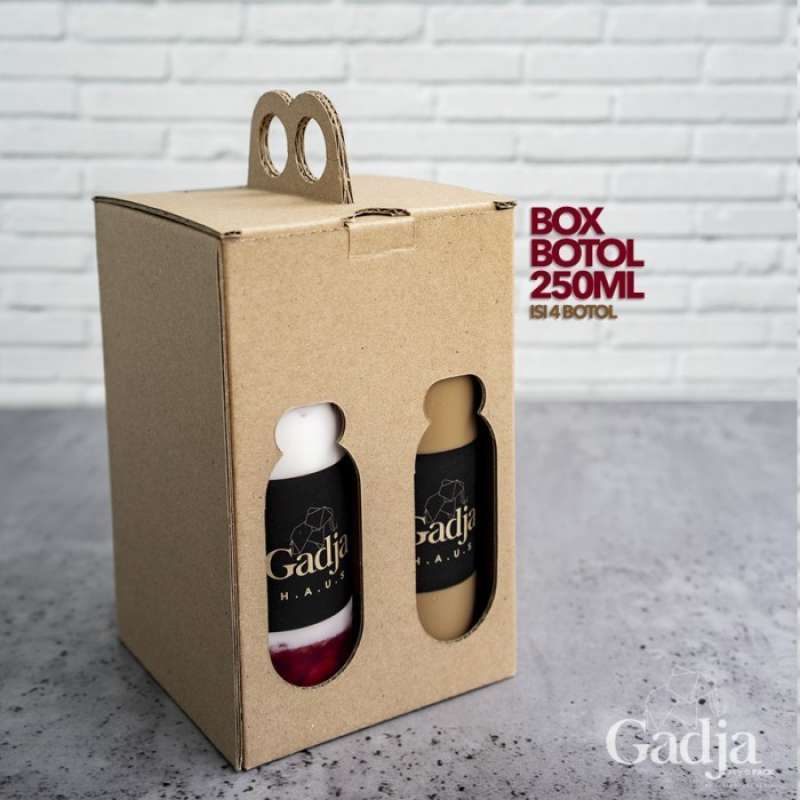 Jual Iâ ¤7a Box Kemasan Minuman Botol 250 Ml - Jinjing Isi 4 Botol Gãš ...
