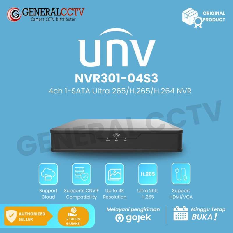 Jual Nvr Uniview 4 Channel Nvr301-04s3 Di Seller Generalcctv - Generalcctv - Kota Jakarta Barat ...