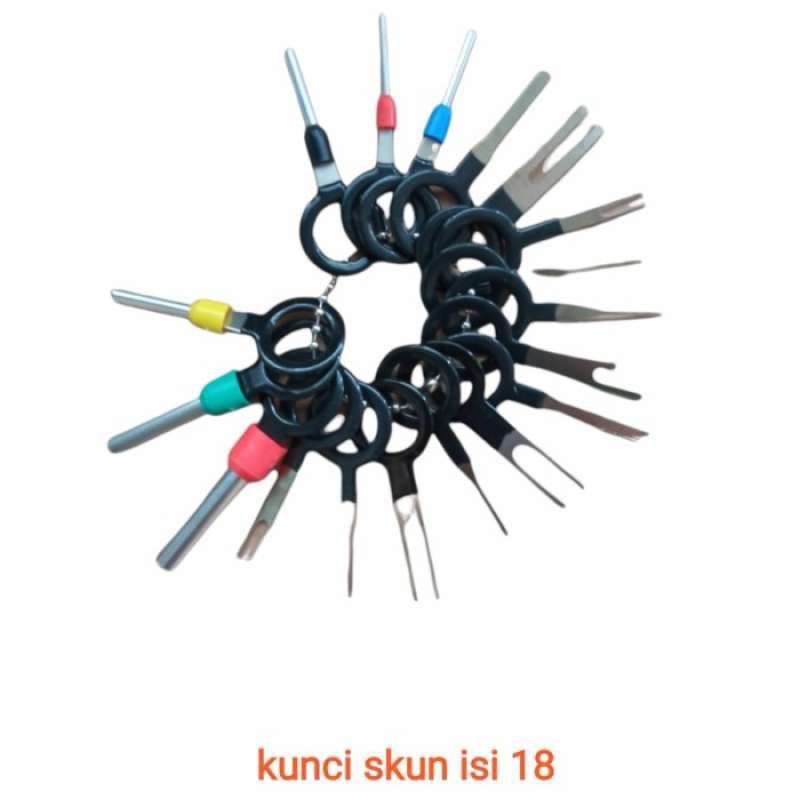 Jual Alat Pembuka Skun Sekun Terminal Tools Pembuka Pin Isi 18 Set Di ...