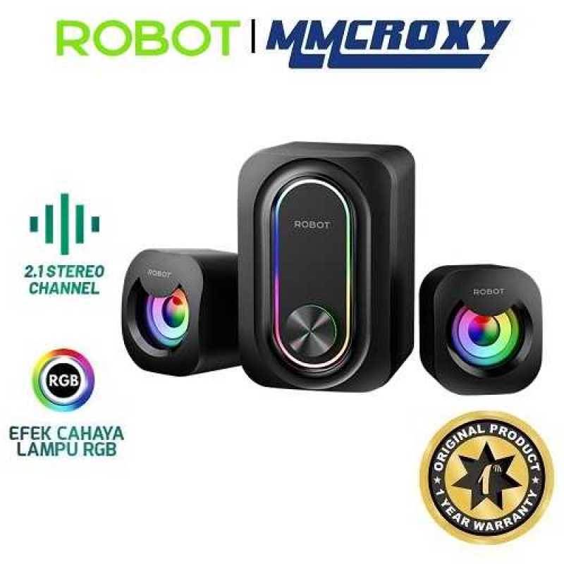 Promo Robot Rs190 Gaming Speaker 2.1 Subwoofer With Rgb Lightning ...