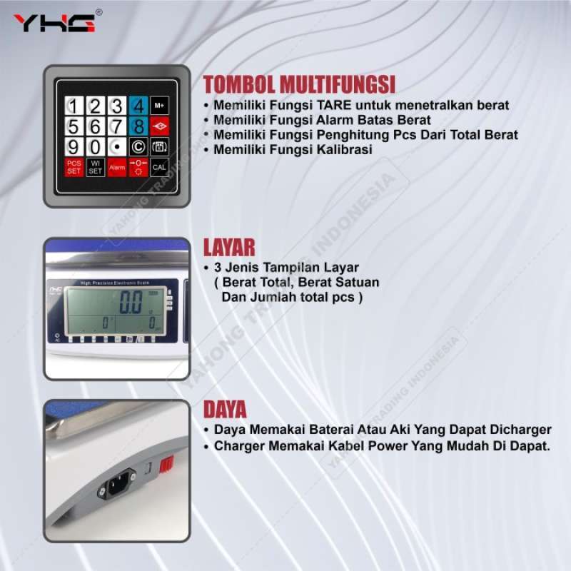 Jual Timbangan Digital Hitung Pcs Counting Scale Yhg Gc 30kg 0.5g 15kg ...