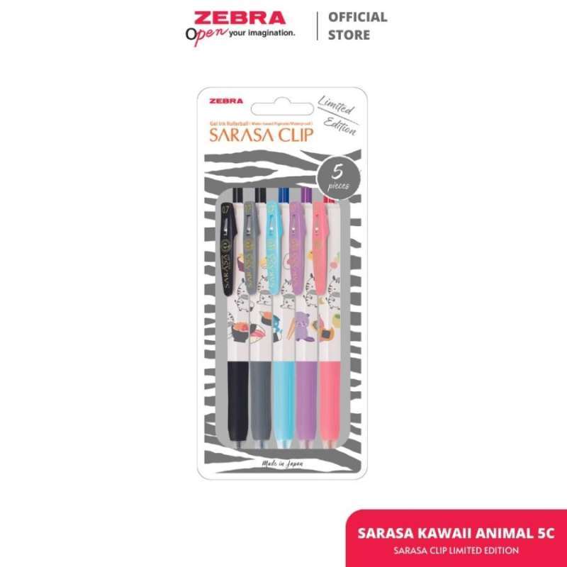 Jual Zebra Pulpen/bulpen Sarasa Gel 0.5mm Kawai Animal Series Satuan ...