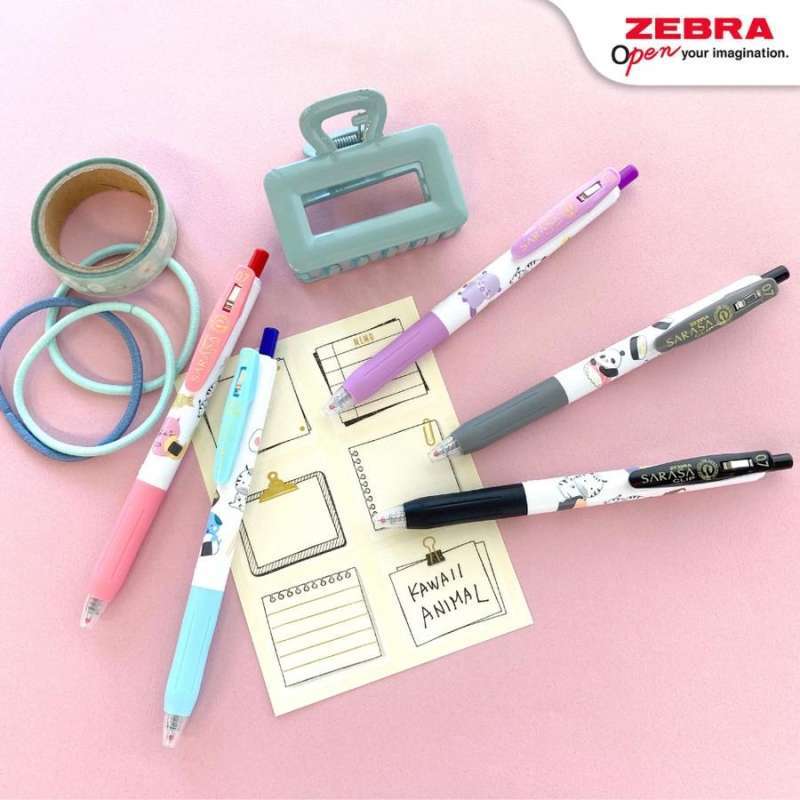 Jual Zebra Pulpen/bulpen Sarasa Gel 0.5mm Kawai Animal Series Satuan ...