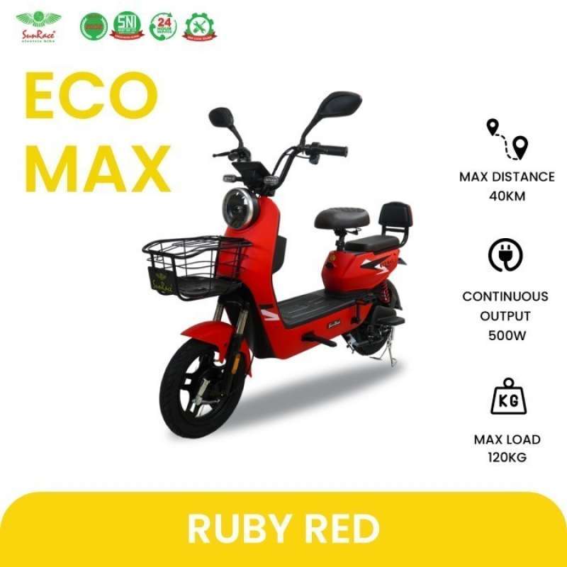 Jual Sepeda Listrik Sunrace Eco Max Power 500w Battery Kering 48v 12ah ...