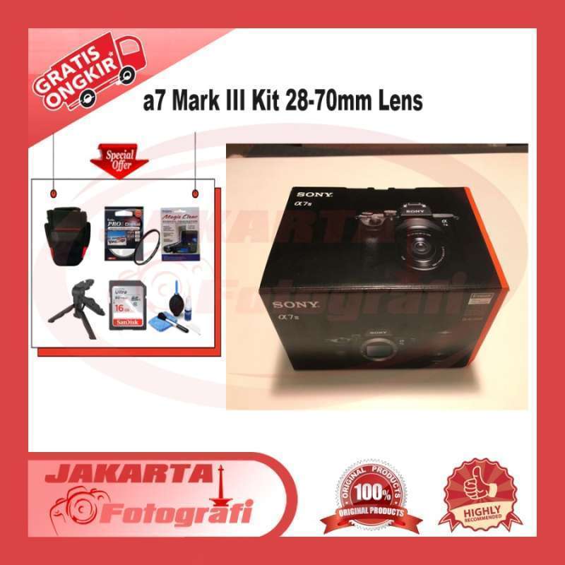 Daftar Harga Sony A7 Iii 28 70 💯 Original & Spesifikasi Lengkap Maret 2026