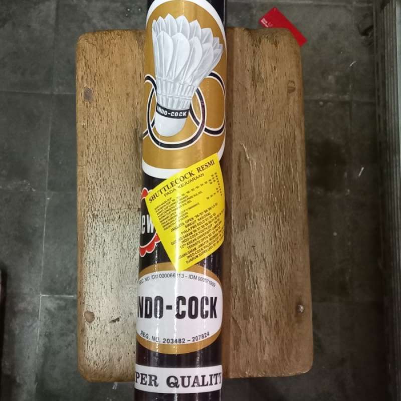 Promo Promo- Shuttlecock/ Kok Bulu Tangkis Indocock Hitam Diskon 50% Di ...