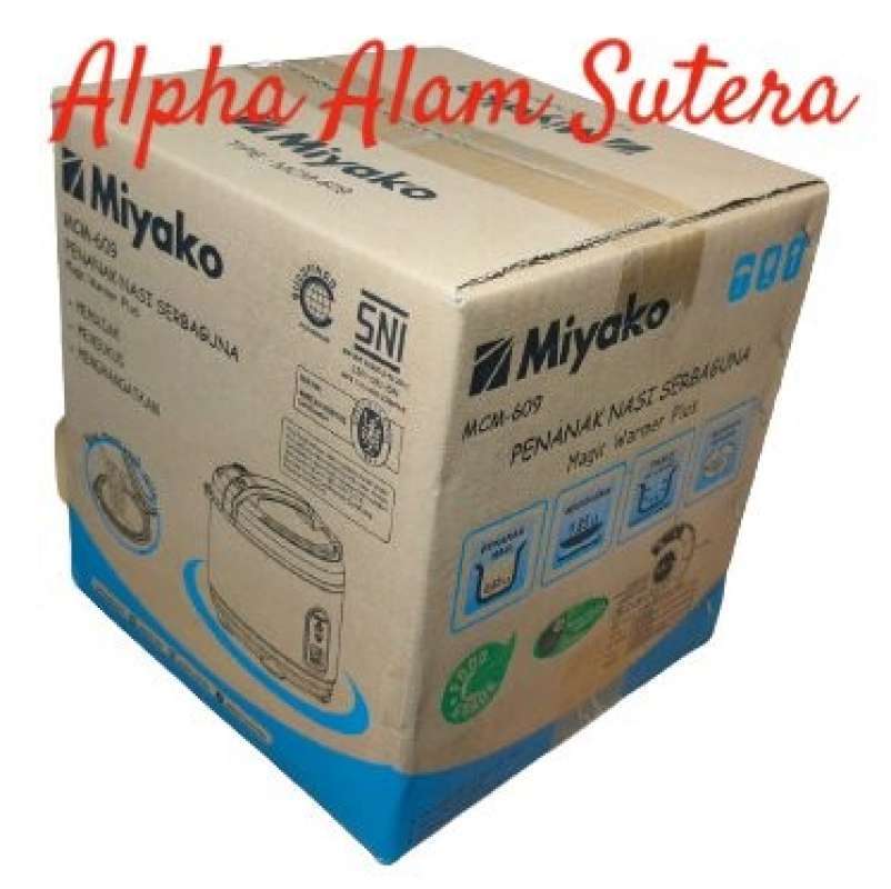 Promo Miyako Mcm-609 Rice Cooker Magic Com 3 In 1 Kapasitas 0.63 Liter ...