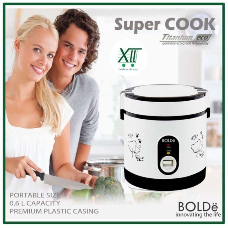 Promo Bolde Titanium Eco Rice Cooker 0,6 Liter Penanak Nasi Supercook ...