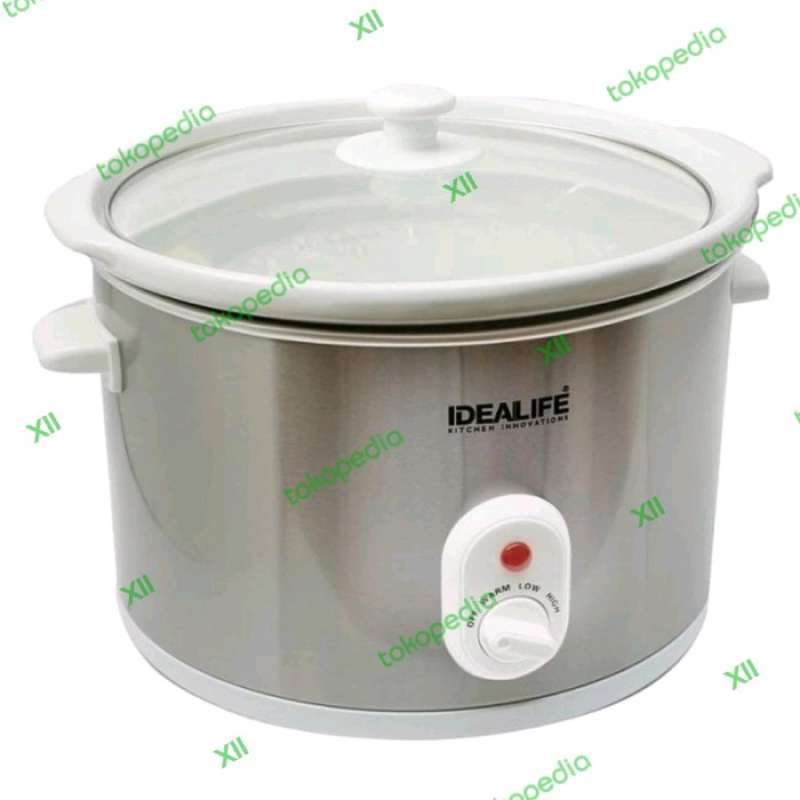 Promo Idealife Il~350 Electric Slow Cooker 5 Liter Penanak Tungku ...