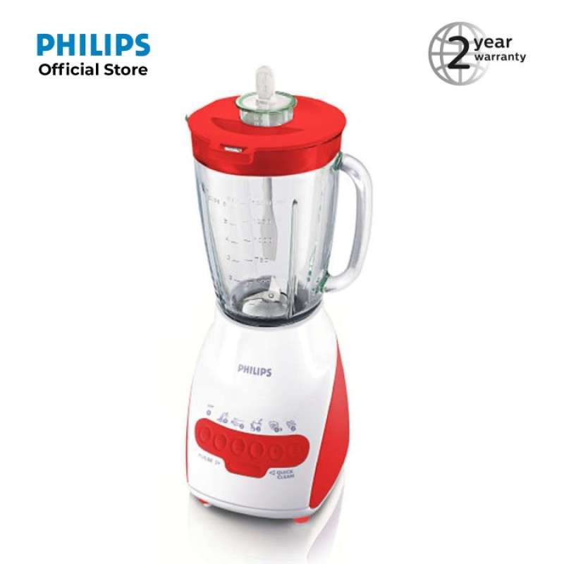 Promo Philips Blender 2l Glass Hr2116/60 Red - Blender Kaca Hr2116 ...