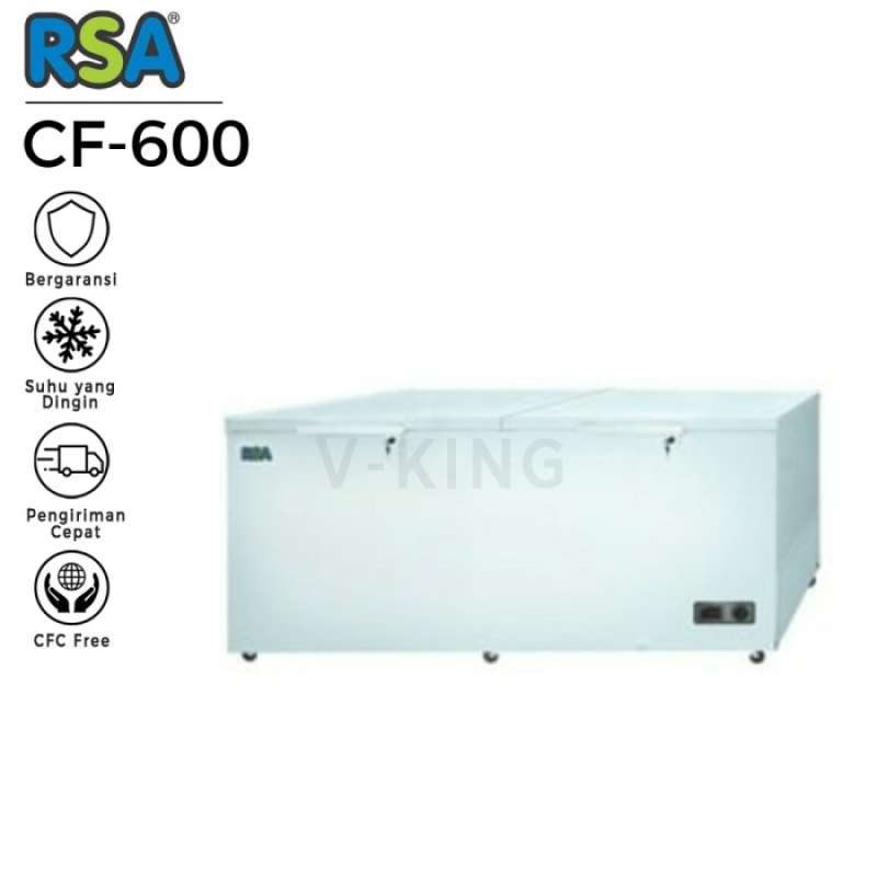 Promo Rsa Cf 600 / Cf600 Chest Freezer Lemari Pembeku 600l Ori Resmi Diskon 23% Di Seller Hagino ...