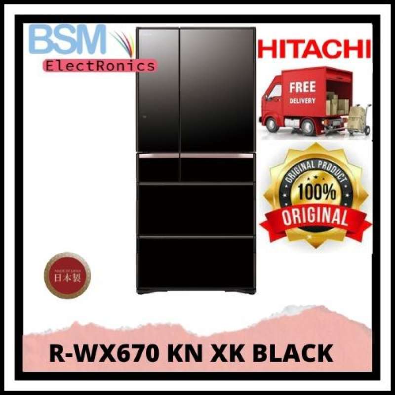 Promo Hitachi R-wx670kn Xk Kulkas Refrigerator Multi Door 670l Japan R ...