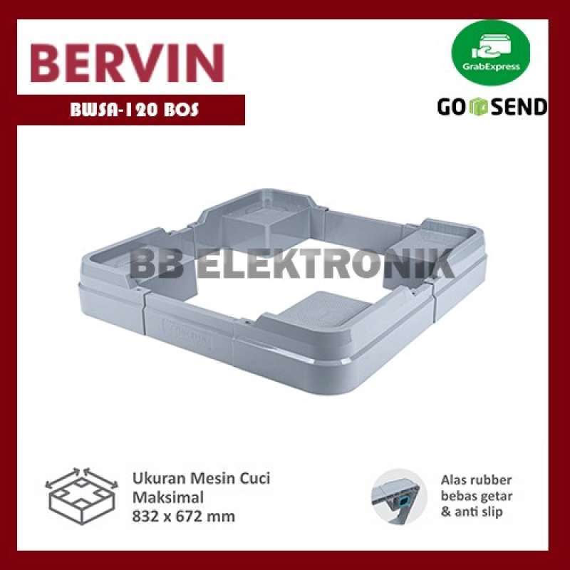 Promo Bervin Bwsa-120 Bos Tatakan Alas Mesin Cuci Top Loading Twintube ...