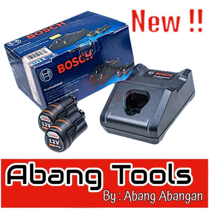 Promo Starter Kit Charger Gal 12v-40dan Baterai Cordless Gba 12v 2ah ...