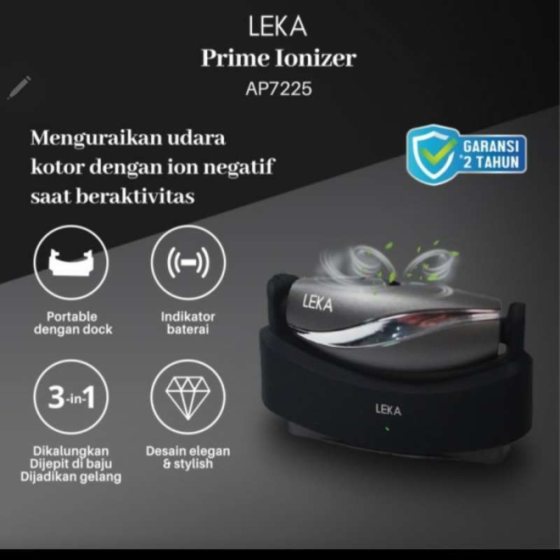 Promo Leka Ap7225 Prime Ionizer - Portable Ion Negatif Kalung Air ...
