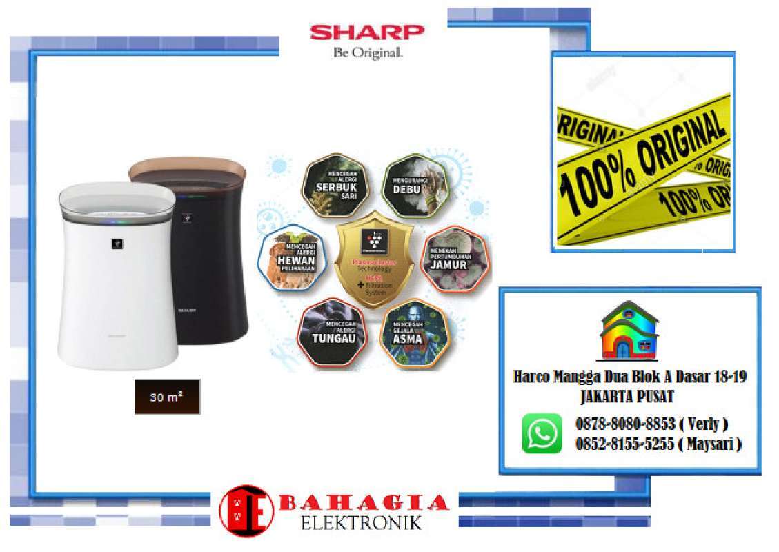 Promo Air Cleaner Sharp Fpf 40 Diskon 23% Di Seller Ogata Store - Guntur, Kota Jakarta Selatan ...