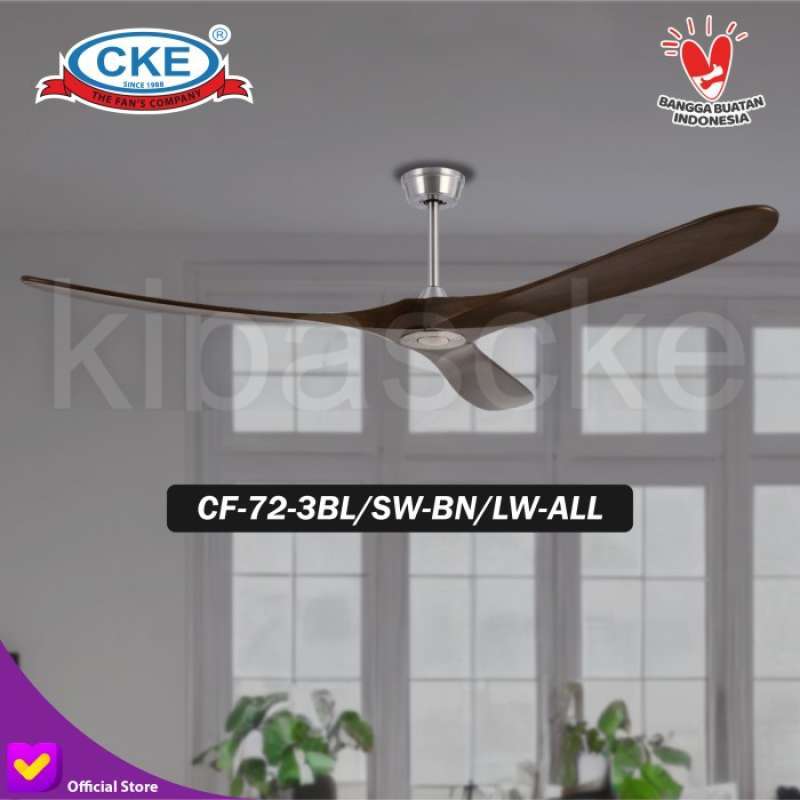 Promo Kipas Angin Gantung Plafon Kayu 72 Inch Ceiling Fan Hias 72 Dark ...