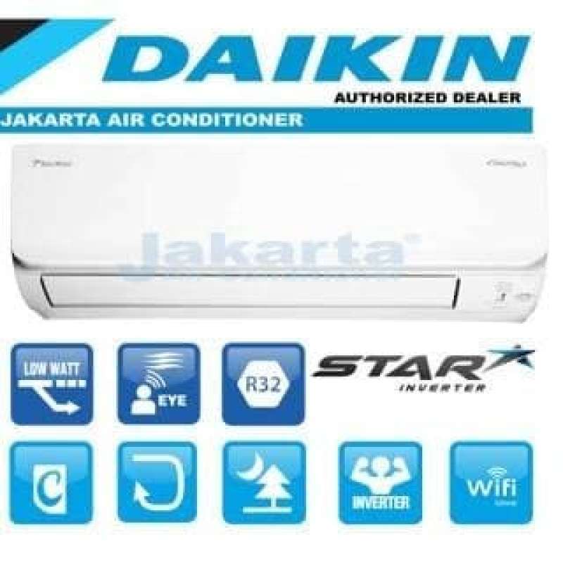 Promo Ac Daikin 1pk Star Inverter Stkc 25tvm + Pemasangan Diskon 23% Di ...
