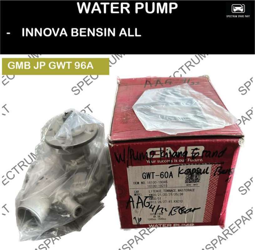 Jual Water Pump Innova Bensin All Gmb Jp Gwt 96a Di Seller Spectrum ...