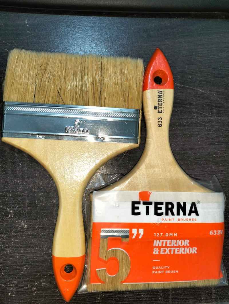 Jual Kuas Cat Tembok Besi Kayu - Paint Brush Eterna 633 5 Inch Di ...