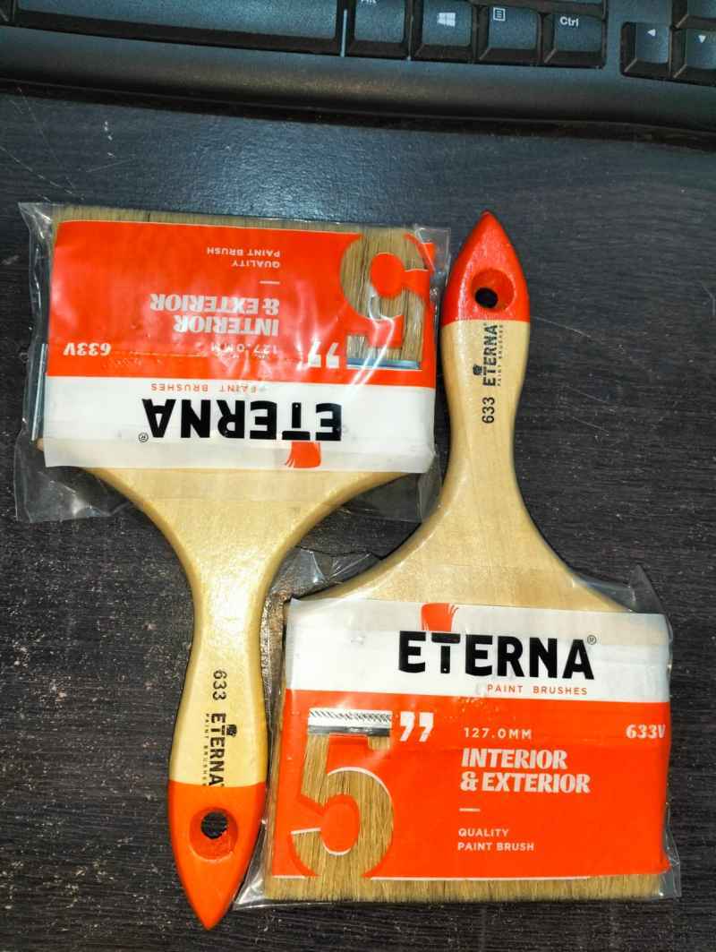 Jual Kuas Cat Tembok Besi Kayu - Paint Brush Eterna 633 5 Inch Di ...