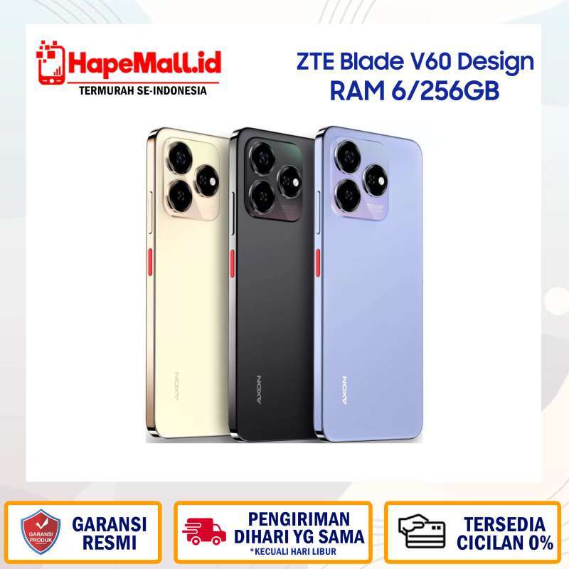 Jual Zte Nubia V60 Design 6/256 Gb Nfc Garansi Resmi Termurah - Gold Di ...