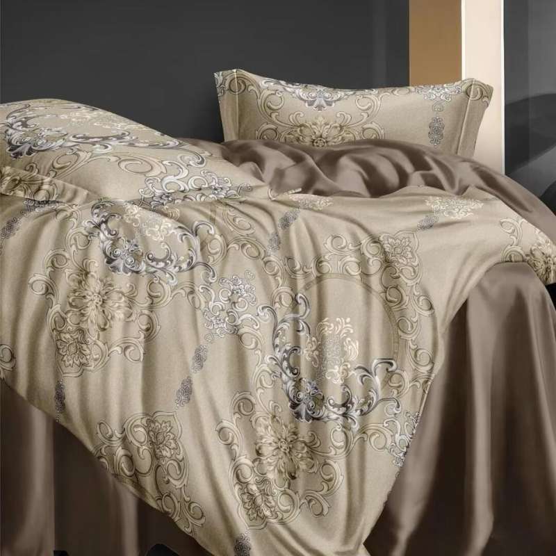 Jual Seprei Sutra Organik 100s 120 Super Halus Lembut Motif Super ...