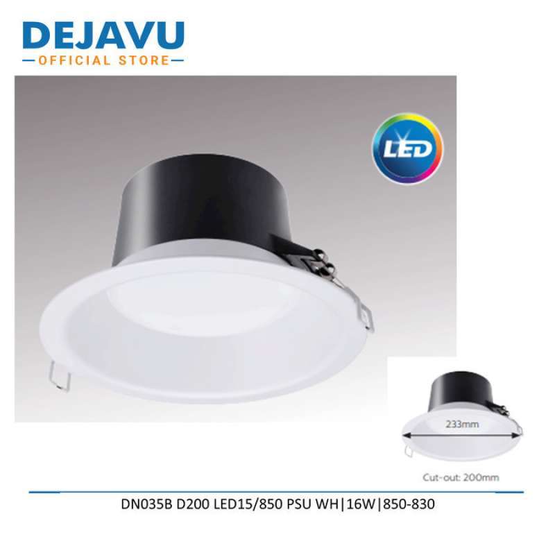 Jual Lampu Downlight Philips Dn035b D200 Led15/850 Psu Wh 16w - 830 840 ...