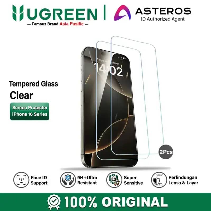 Jual Ugreen Anti Spy Tempered Glass iPhone 16 Pro Max 16 Series Privacy ...
