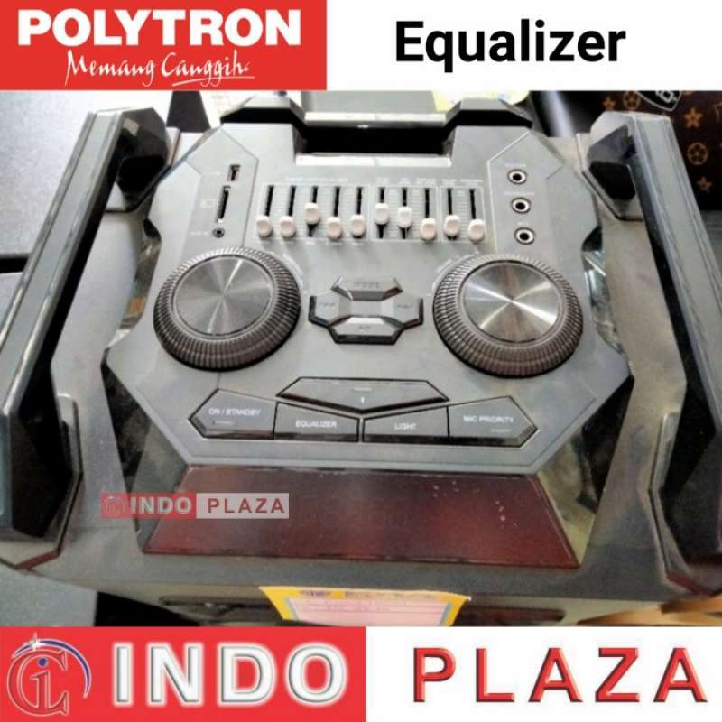 Jual Speaker Polytron Portable Pts-2k25 Bluetooth + Free Wireless Mic 2 ...