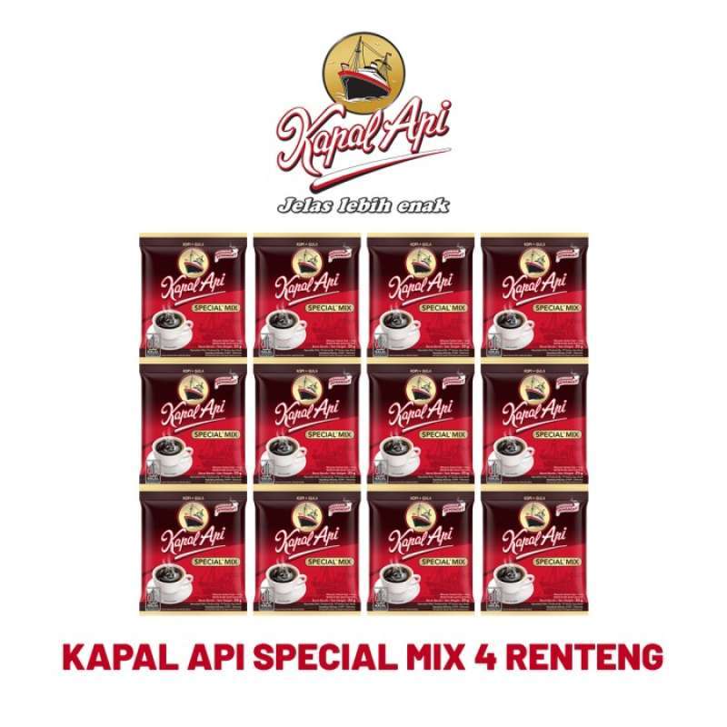 Jual Kapal Api Special Mix 4 Renteng (10 X 23 Gr) Di Seller Kapal Api ...