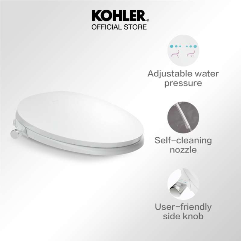 Promo Kohler Purewash C3-035 Bidet Seat / Tutup Kloset Manual K-28010k ...