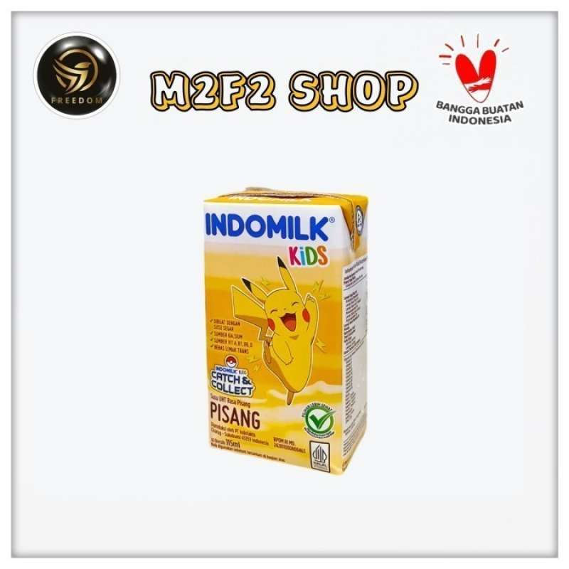 Promo Susu Indomilk Kids Kotak Uht Rasa Pisang | Banana - 115 Ml ...