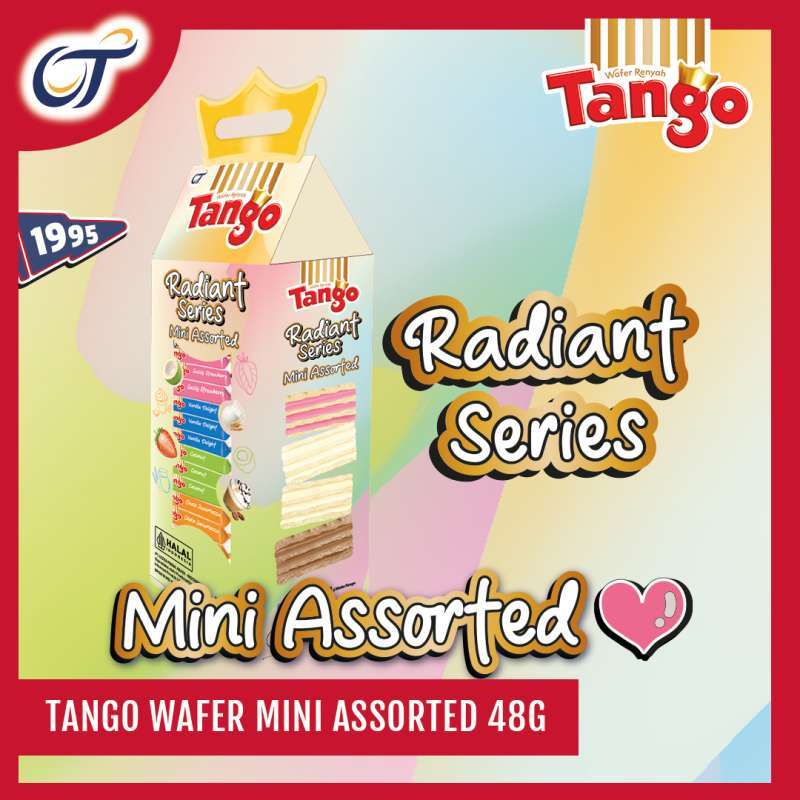 Promo Tango Wafer Mini Assorted Radiant Series [1 Box] Diskon 18% Di ...