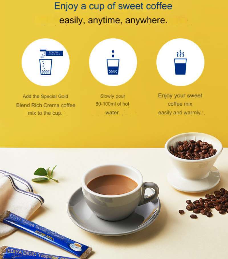 Promo Ediya Coffee Special Gold Blend Mix & Special Mocha Blend Mix ...
