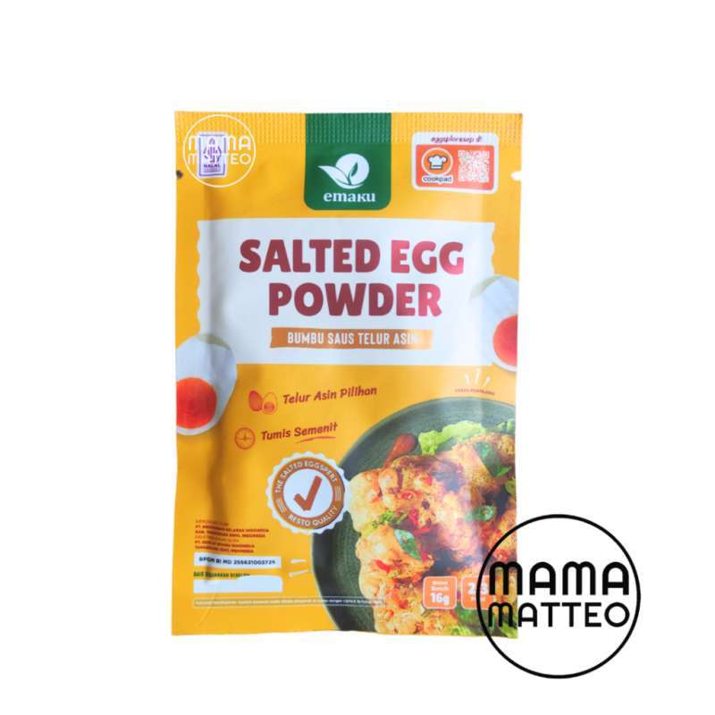 Jual Emaku Salted Egg Powder Sachet Bumbu Masak Dapur Tabur Bubuk Emaku ...