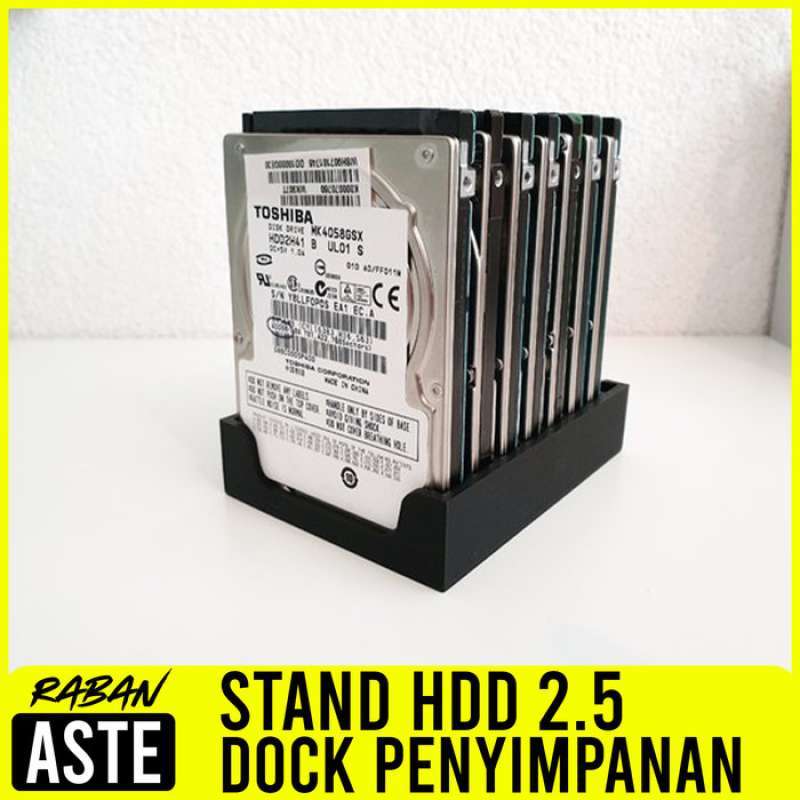 Promo Tempat Penyimpanan Hdd 2.5 Inch Hdd Holder 10 Slot - Putih Diskon ...
