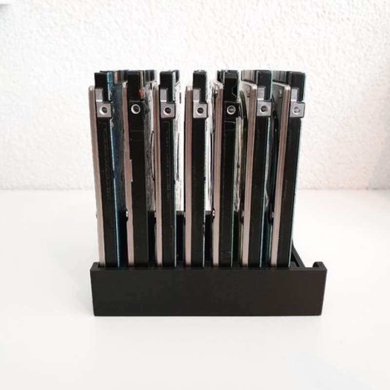 Promo Tempat Penyimpanan Hdd 2.5 Inch Hdd Holder 10 Slot - Putih Diskon ...