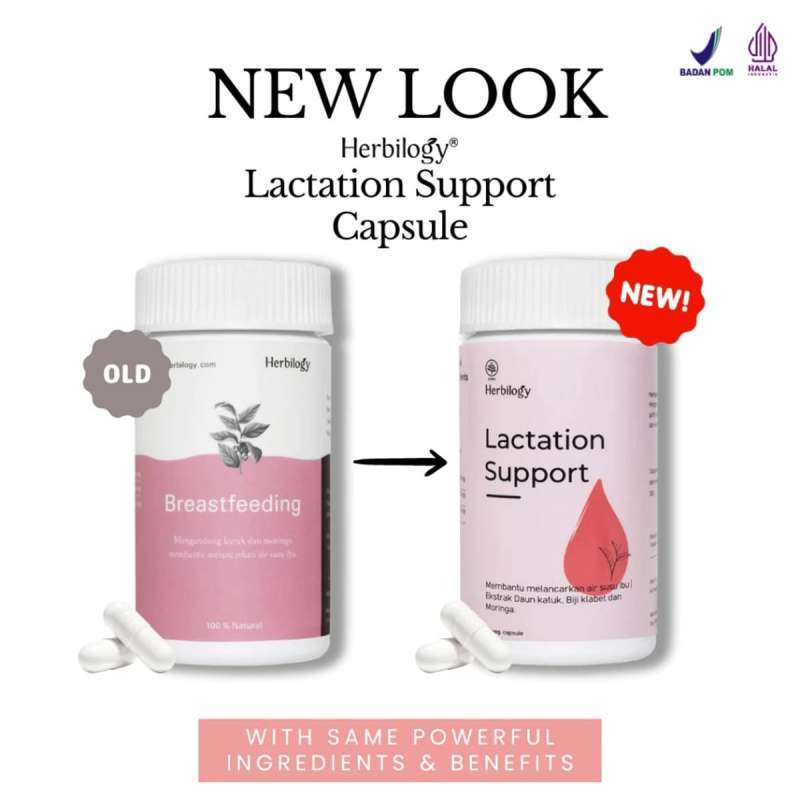 Promo Herbilogy Lactation Support (breastfeeding) Isi 60 Kapsul ...