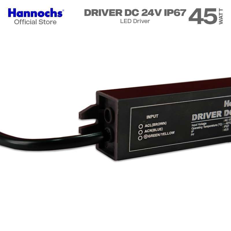 Promo Hannochs Driver Adaptor DC 24v Travo Power Supply Ip 67 - Led ...