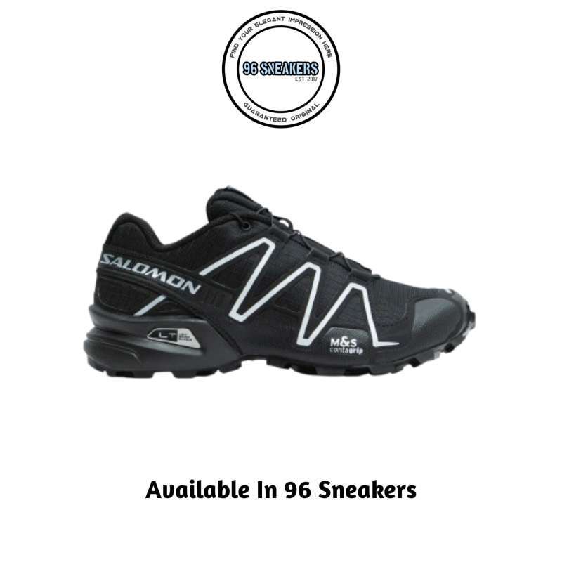 Jual Sepatu Lari Pria Salomon Speedcross 3 Black White (l47588000 ...