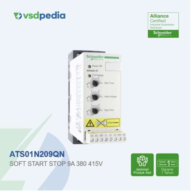 Promo Schneider Soft Starter Ats01 9 A 380..415 V 4 Kw Ats01n209qn Diskon 48% Di Seller Vsdpedia ...