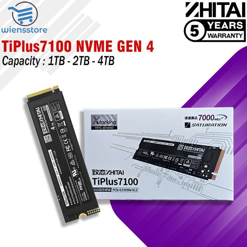 Promo Zhitai Tiplus7100 1tb – 2tb – 4tb Ssd M.2 Nvme Gen 4 | Storage ...