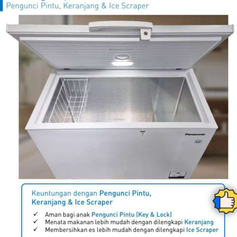Jual Chest Freezer Panasonic Nr-fc201m-w 200 L Inverter Freezer Box Di ...