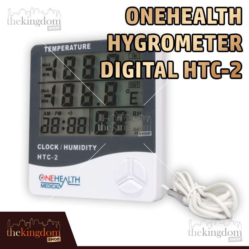 Jual Onehealth Htc-2 Hygrometer Temperature Humidity Meter Thermometer ...