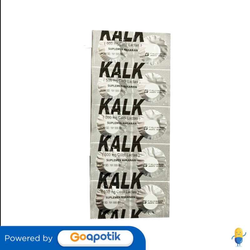Jual Kalk 500 Mg Strip 10 Tablet Di Seller Apotek Aiman - Kapasa, Kota ...