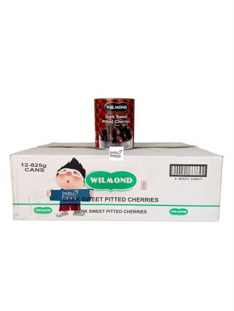 Jual Wilmond Dark Sweet Pitted Cherries In Syrup Canned- Cherry Ceri ...