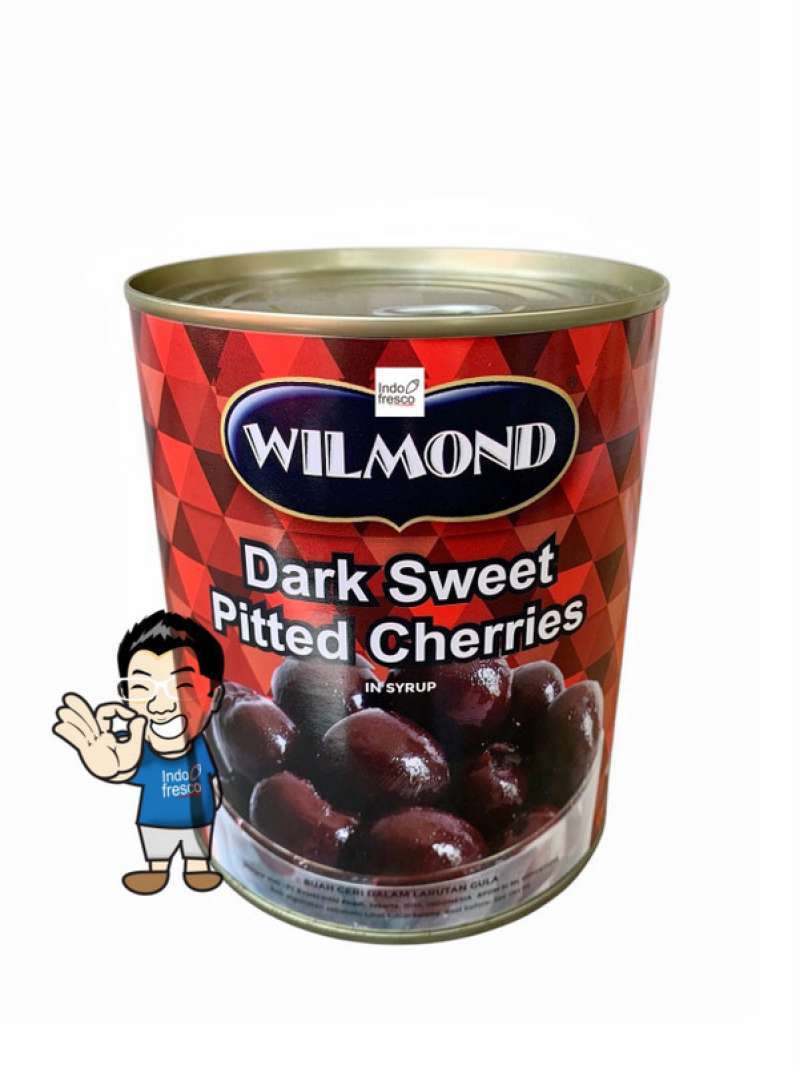 Jual Wilmond Dark Sweet Pitted Cherries In Syrup Canned- Cherry Ceri ...
