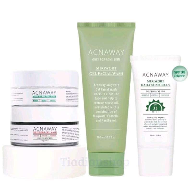 Promo Acnaway - Gel Moisturizer | Gel Mask | Facial Wash | Daily ...