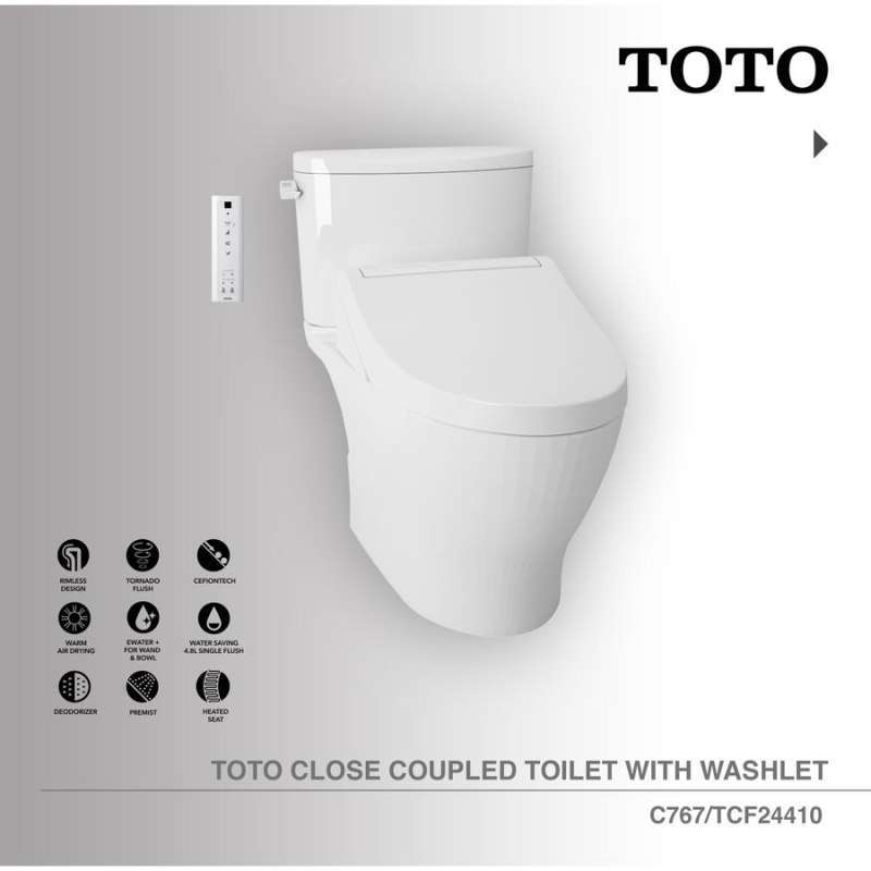 Jual Kloset Duduk Smart Toilet Toto Closet With Washlet C767ceid ...